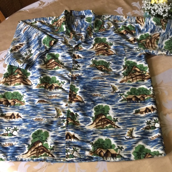 Montage | Shirts | Mens Islander Short Sleeves Button Down Shirt | Poshmark